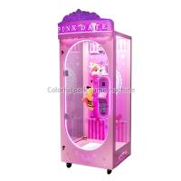 China 81 cm Colorful Park Indoor Coin Operated Pink Claw Crane Machine for Game Room Mall 150kg for sale