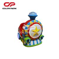 China Fiberglass Coin Operated Kiddie Ride Train Game Machine 80x90x205cm CE Certified for sale