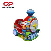 China Fiberglass Coin Operated Kiddie Ride Train Game Machine 80x90x205cm CE Certified for sale