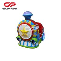 China Fiberglass Coin Operated Kiddie Ride Train Game Machine 80x90x205cm CE Certified for sale