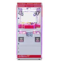 China Double Play Coin Operated Claw Crane Machine 70x125x213cm for Amusement Park for sale