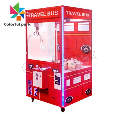 China British Style Crane Claw Machine 70x125x213cm Coin Operated Amusement Game for Arcade for sale