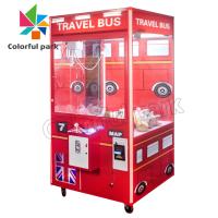 China British Style Crane Claw Machine 70x125x213cm Coin Operated Amusement Game for Arcade for sale