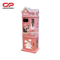China Customized Coin Changer Machine 90x80x200cm Colorful Currency Exchanger for Amusement Park for sale