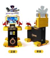 China Coin Operated Gun Shooting Game Machine 80x90x205cm with CE Certification for sale
