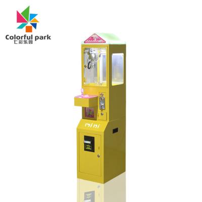 China Commercial Coin Operated Claw Crane Machine 80x90x205cm with LED Lighting and CE Certification for sale