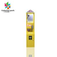 China Commercial Coin Operated Claw Crane Machine 80x90x205cm with LED Lighting and CE Certification for sale