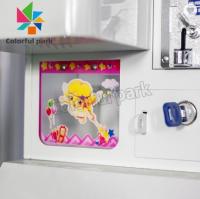 China Colorful Park Mini Arcade Claw Crane Machine 90x80x200cm CE Certified Coin Operated Game for sale