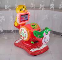 China Children Electric MP5 Coin Operated Swinging Machine 90x80x200cm Double Seesaw for Park for sale