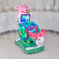 China Children Electric MP5 Coin Operated Swinging Machine 90x80x200cm Double Seesaw for Park for sale