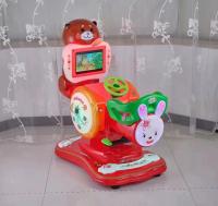 China Children Electric MP5 Coin Operated Swinging Machine 90x80x200cm Double Seesaw for Park for sale