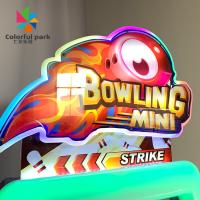 China Colorful Park Mini Bowling Ball Machine 2600x3000x2700mm for Kids Fun Centers with CE Certification for sale