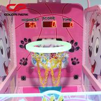 China CE Certified Coin-Operated Basketball Arcade Game Machine 80x90x205cm for Amusement Parks for sale