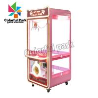 China US PLUG Colorful Park Canpa Transparent Sticker Machine Game Machine Claw Crane Machine for sale