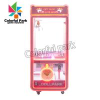 China US PLUG Colorful Park Canpa Transparent Sticker Machine Game Machine Claw Crane Machine for sale
