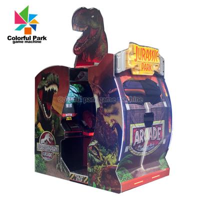 China Double Dinosaur Jurassic Adventure Park Shooting Arcade Machine 90x80x200cm CE for sale