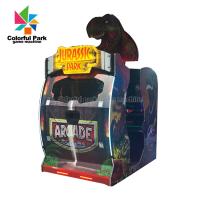 China Double Dinosaur Jurassic Adventure Park Shooting Arcade Machine 90x80x200cm CE for sale