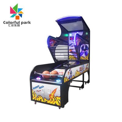 China Coin Operated Arcade Basketball Machine 2740mm LED Music Remote Control Commercial Game for sale