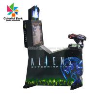China CE Certified Two Player Gun Shoot Game Machine 2600x3000x2700mm for Amusement Park for sale