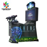 China CE Certified Two Player Gun Shoot Game Machine 2600x3000x2700mm for Amusement Park for sale