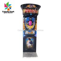 China Coin Operated Boxing Machine Hercules Game Force Measuring LED Arcade 70x125x213cm for sale