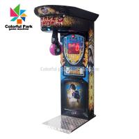 China Coin Operated Boxing Machine Hercules Game Force Measuring LED Arcade 70x125x213cm for sale