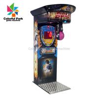 China Coin Operated Boxing Machine Hercules Game Force Measuring LED Arcade 70x125x213cm for sale