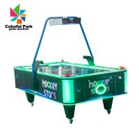 China Commercial Air Hockey Table 70x125x213cm LED Lighting CE Certified Arcade Game for Amusement Parks for sale