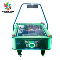 China Commercial Air Hockey Table 70x125x213cm LED Lighting CE Certified Arcade Game for Amusement Parks for sale