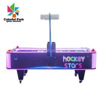 China Commercial Air Hockey Table 70x125x213cm LED Lighting CE Certified Arcade Game for Amusement Parks for sale