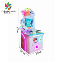 China Indoor Kids Electric Car Video Game Machine 70x125x213cm CE Certified Amusement Park Ride for sale