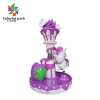 China CE Certified 3 Player Kiddie Carousel Horse Racing Ride 150kg Capacity for sale