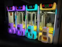 China Commercial Arcade Claw Crane Machine 80x90x205cm with LED Lighting and CE Certification for sale