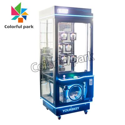 China Key Master Arcade Game Machine 90x80x205cm Coin Operated Crane Claw with CE SGS Certification for sale