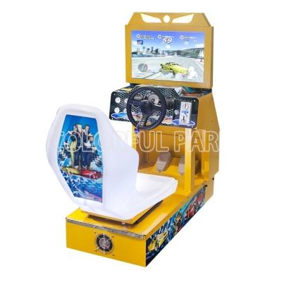 China EU Plug Colorful Park HD Racing Simulator Car Driving Machine 48V 200cm for Amusement Park for sale
