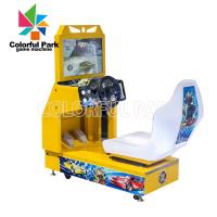 China EU Plug Colorful Park HD Racing Simulator Car Driving Machine 48V 200cm for Amusement Park for sale