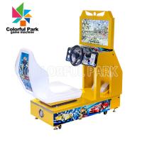 China EU Plug Colorful Park HD Racing Simulator Car Driving Machine 48V 200cm for Amusement Park for sale