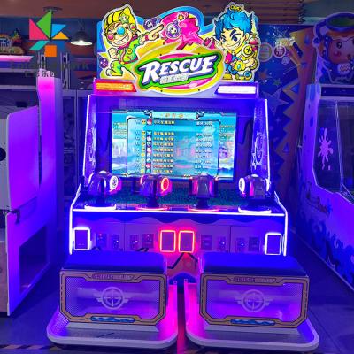 China 4 Player Coin Operated Water Shooting Game Machine 2740x1000x2600mm LED for sale