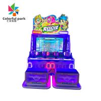 China 4 Player Coin Operated Water Shooting Game Machine 2740x1000x2600mm LED for sale