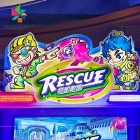 China 4 Player Coin Operated Water Shooting Game Machine 2740x1000x2600mm LED for sale