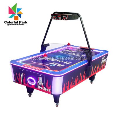 China Colorful Park LED Air Hockey Table 70x125x213cm CE Certified Commercial Arcade Game Machine for sale