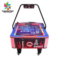 China Colorful Park LED Air Hockey Table 70x125x213cm CE Certified Commercial Arcade Game Machine for sale