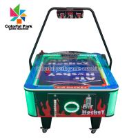 China Colorful Park LED Air Hockey Table 70x125x213cm CE Certified Commercial Arcade Game Machine for sale