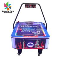 China Colorful Park LED Air Hockey Table 70x125x213cm CE Certified Commercial Arcade Game Machine for sale