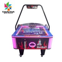 China Colorful Park LED Air Hockey Table 70x125x213cm CE Certified Commercial Arcade Game Machine for sale