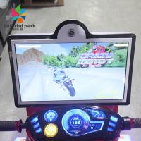 China Kiddie Moto Simulate Video Game Machine 148x68x126cm for Kids Arcade Park CE Certified for sale