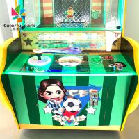 China Coin Operated Soccer Table Game with LED Lighting 70x125x213cm for Amusement Parks for sale