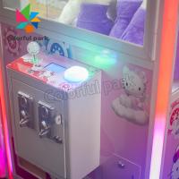 China Colorful Park Game Machine Customize Pink Hellokity Claw Machine Arcade Crane Machine for sale