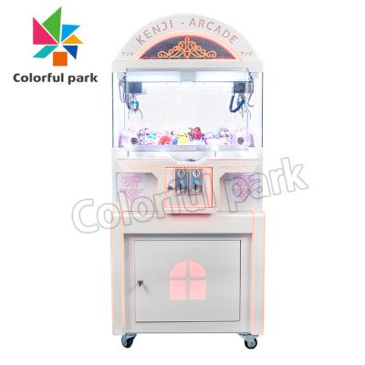 China Colorful Park Arcade Claw Machine 90x80x200cm Coin Operated Crane Game with LED Lights for Amusement Park for sale