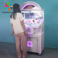 China Colorful Park Arcade Claw Machine 90x80x200cm Coin Operated Crane Game with LED Lights for Amusement Park for sale